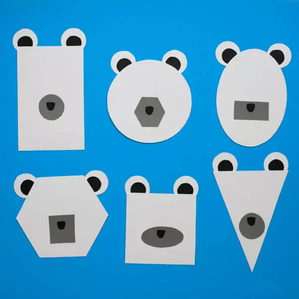 Craftsman Bear coas súas propias mans de papel en xardín de infancia e escola 2905_6
