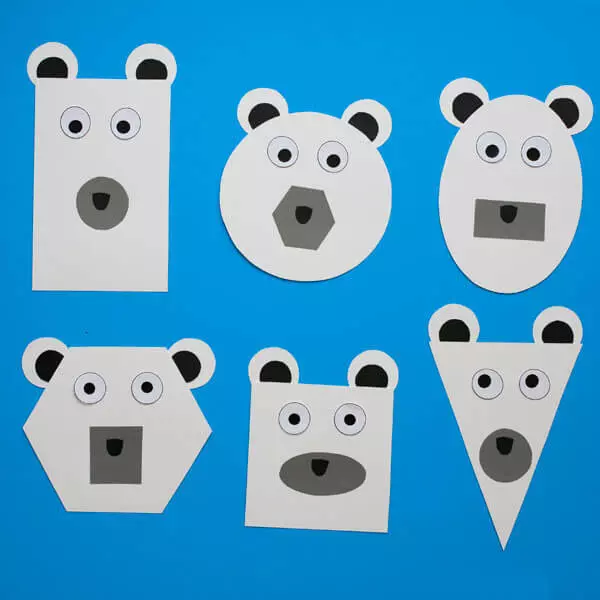 Craftsman Bear coas súas propias mans de papel en xardín de infancia e escola 2905_7