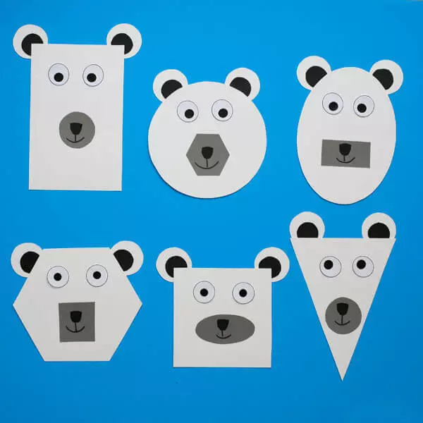 Craftsman Bear coas súas propias mans de papel en xardín de infancia e escola 2905_8