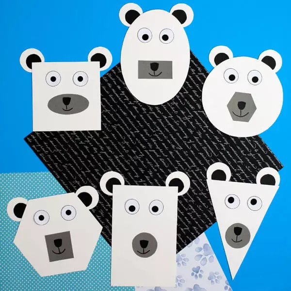 Craftsman Bear coas súas propias mans de papel en xardín de infancia e escola 2905_9