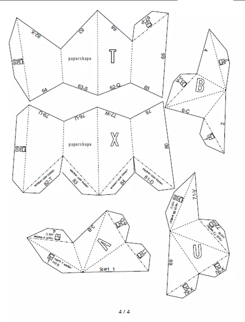 Awọn snowflaket ẹlẹgẹ. Awọn snowflakes faltumutric (3D) lati iwe pẹlu ọwọ ara wọn