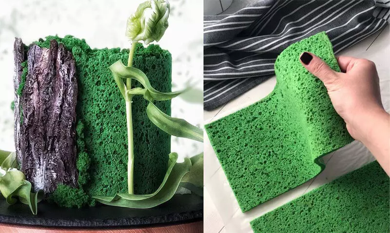 How to imitate moss on the cake? 292_4