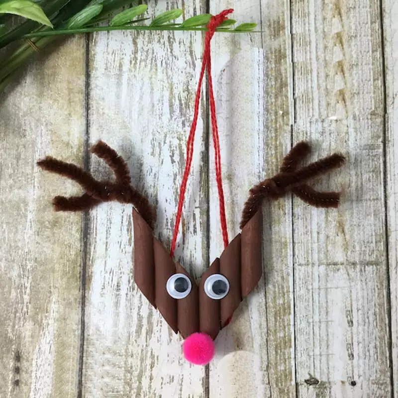 O xoguete de árbore de Nadal faino vostede mesmo de Macaroni. Cervos de xoguetes de árbore de Nadal 2941_8