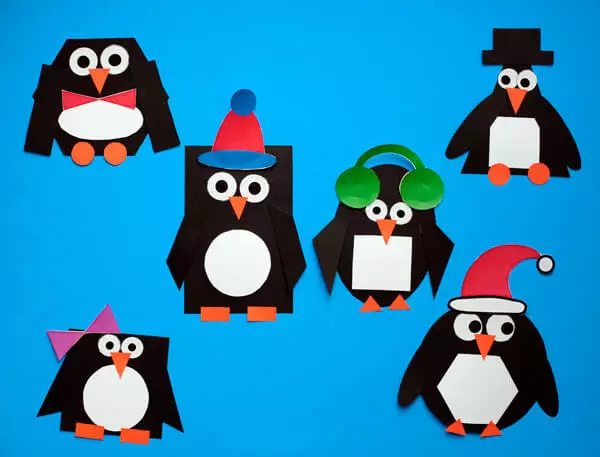 Penguin doe het zelf. Hoe een pinguïn van papier te maken? 2942_13