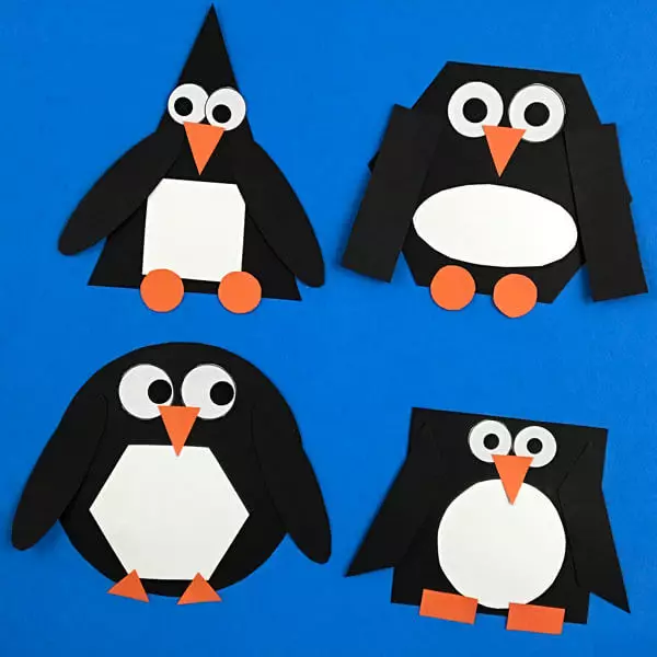 पेंग्विन ते स्वतः करू. कागदाचा पेंग्विन कसा बनवायचा? 2942_16