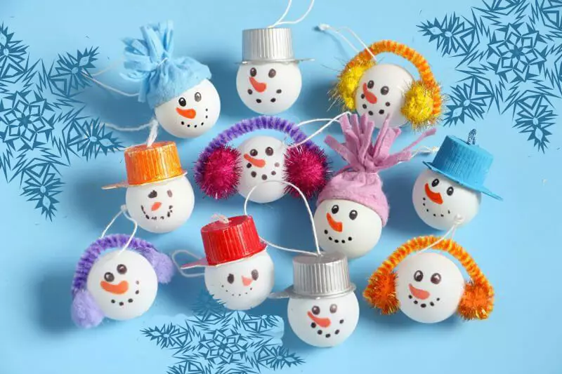 Christmas toys do it yourself. How to make christmas toys snowmen?