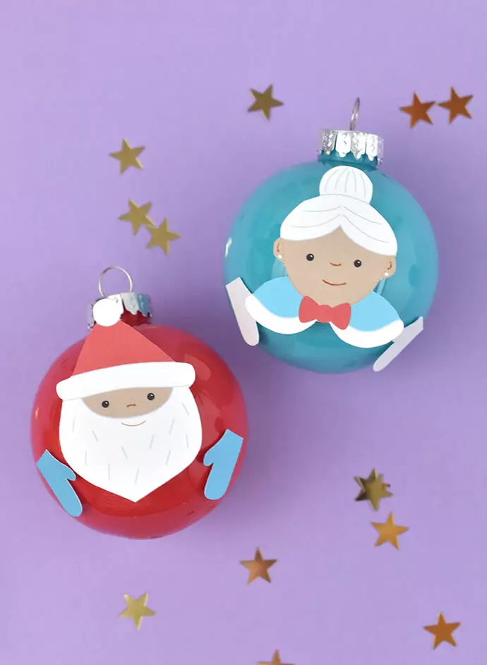 Como decorar un xoguete de Nadal coas túas propias mans?