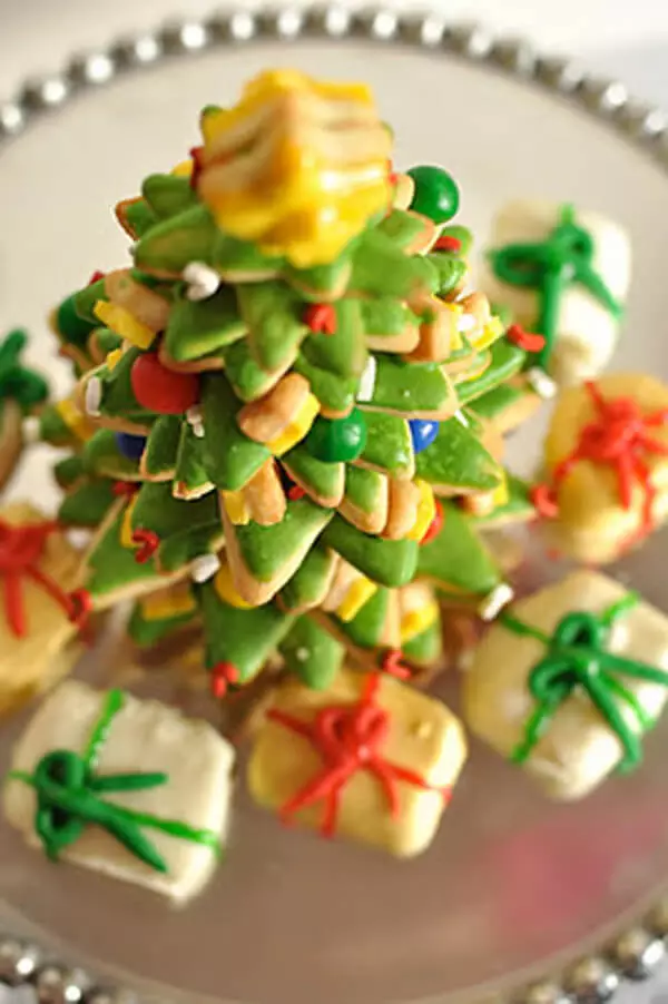 Pomul de Crăciun de Anul Nou de Cookies cu propriile mâini 2970_2