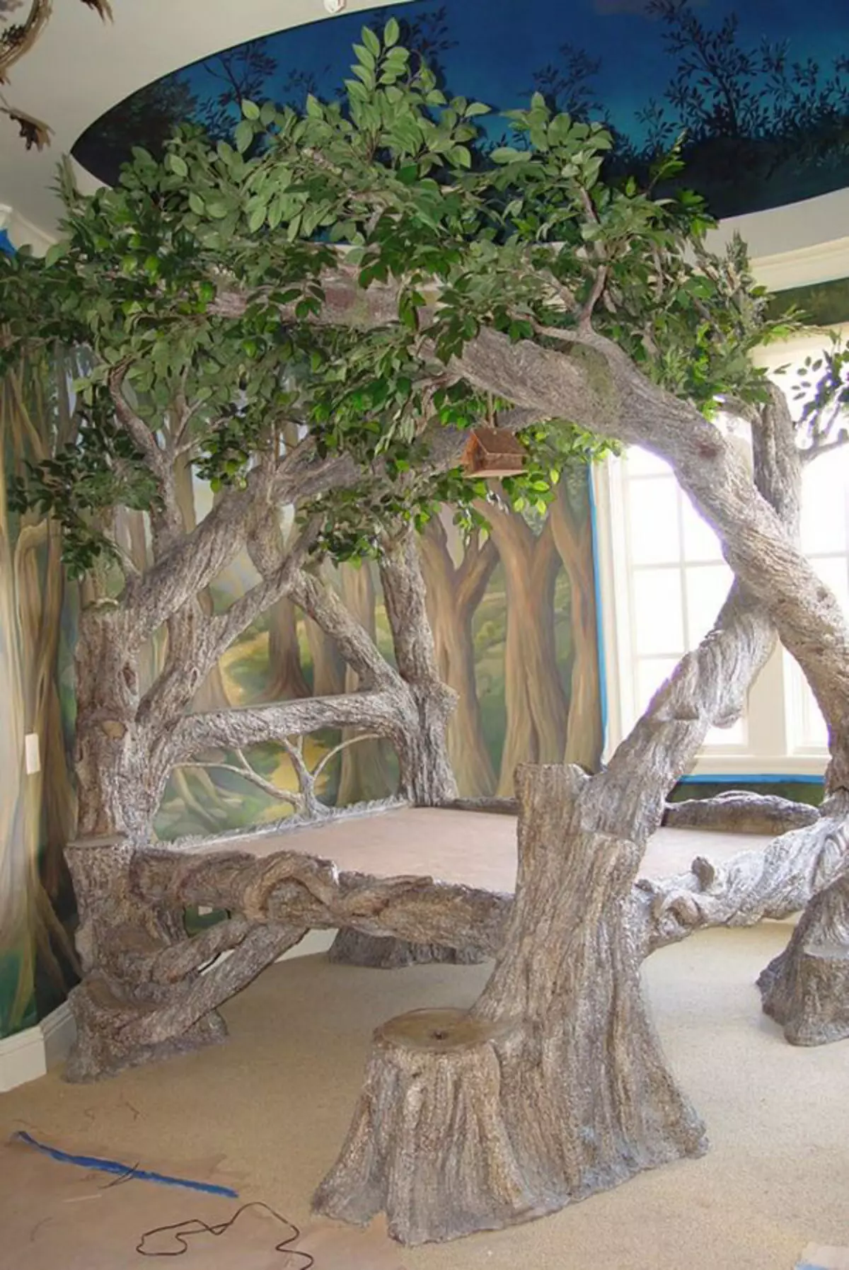 Strom v interiéru. Strom v interiéru ložnice: 20 luxusních nápadů a možností 2971_2