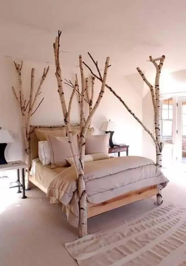Træ i interiøret. Træ i soveværelset interiør: 20 luksus ideer og muligheder 2971_6
