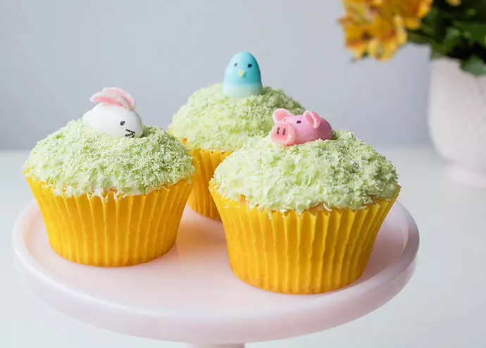 How to decorate cupcakes, cupcakes, muffins and easter cake? 3023_1