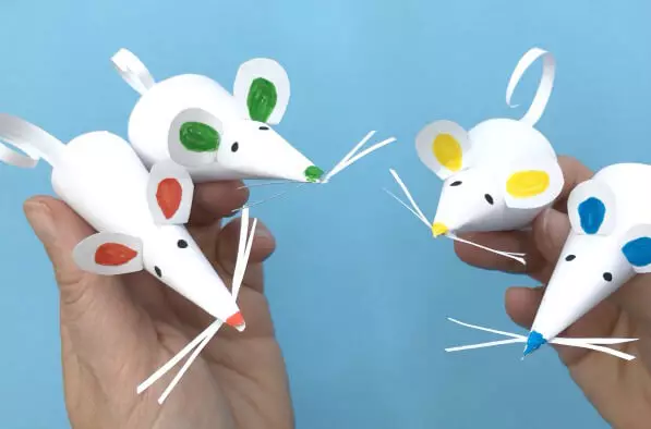 Souris de papier. Comment faire une souris avec vos propres mains? 3038_15