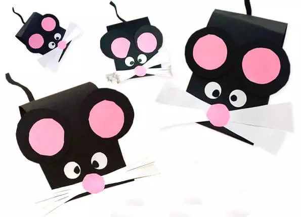 Souris de papier. Comment faire une souris avec vos propres mains? 3038_2