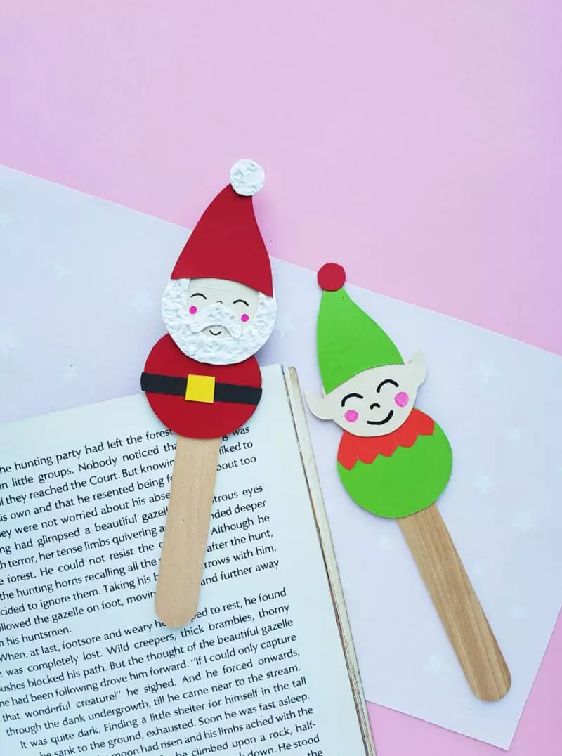 Crafts for the new year in a garden of chopsticks from ice cream 310_17