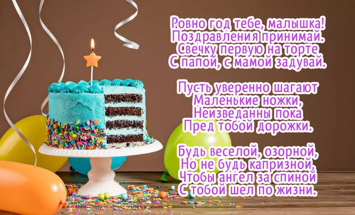 Среќен роденден Честитки 1 годишно девојче за родители: Слики, разгледници и видео честитки 3119_5