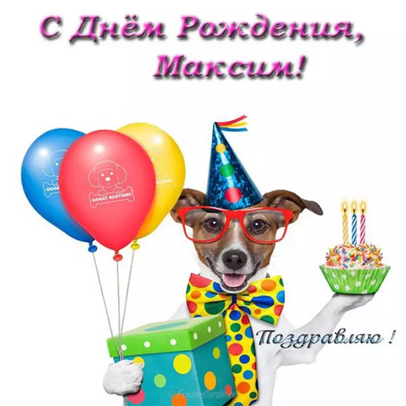 Gëzuar ditëlindjen Maxim (Max, Maximka): Urime, foto, kartolina dhe urime video 3123_16