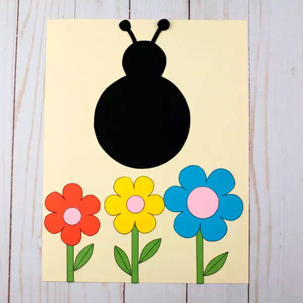 Applique of Ladybug z farebného papiera s vlastnými rukami 3138_8