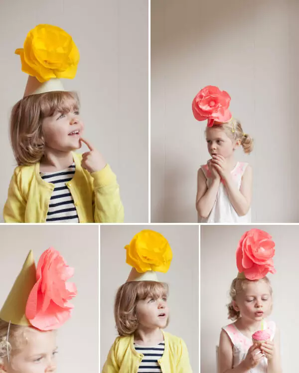 Headwear de mulleres para a festa de verán / Carnaval faino vostede mesmo (coroa, sombreiro, gorra, bisel) 3186_20