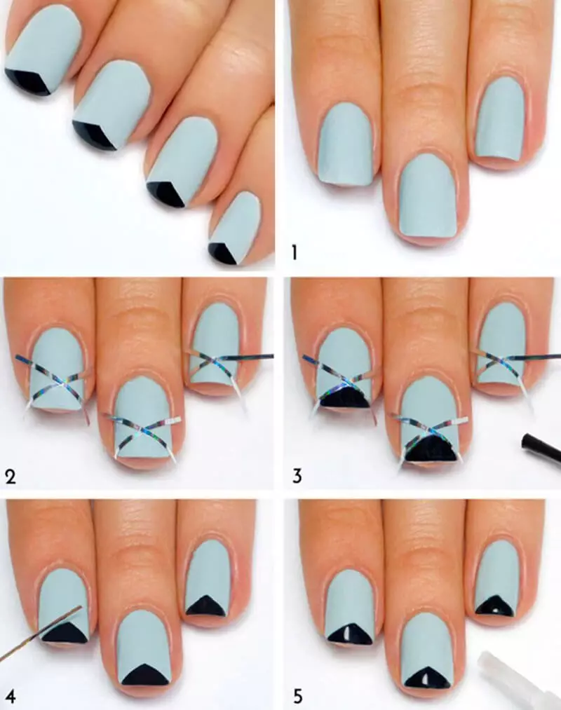 Manicure ny 1 septambra: amin'ny fantsika fohy sy lava, hevitra sy sary manicaly 3252_16