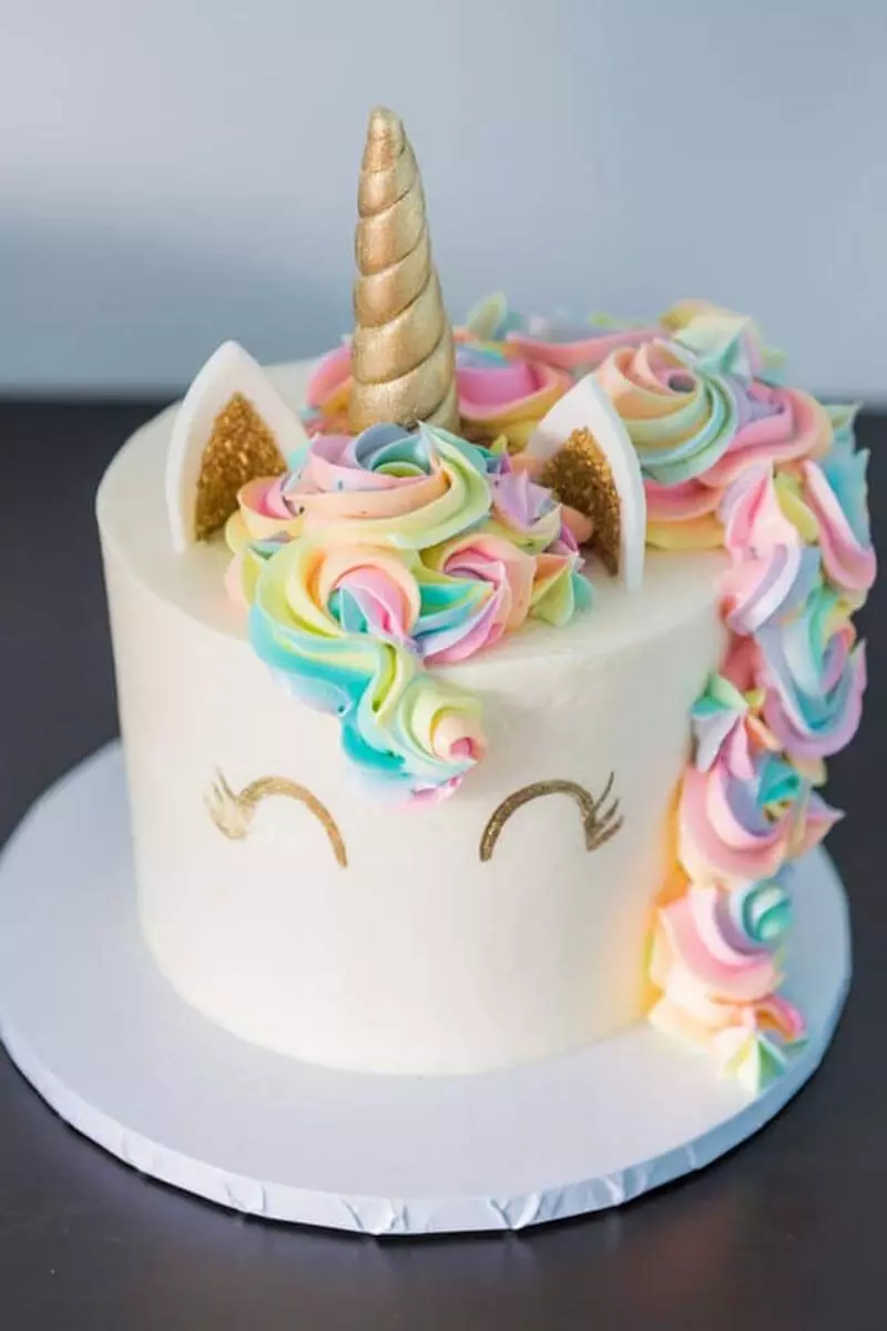 Scenario ulang tahun dengan gaya unicorn untuk anak perempuan 3262_13