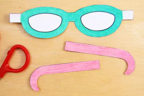 Paper glasses (templates). How to make pieces of paper with your own hands? 3275_13