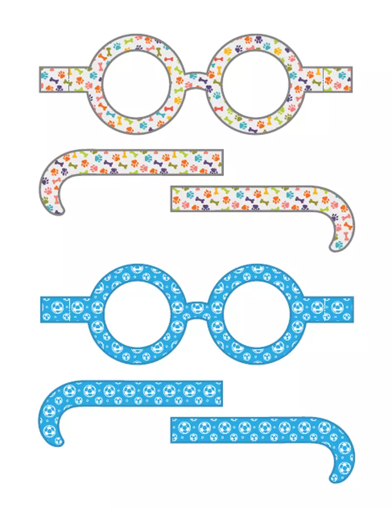 Paper glasses (templates). How to make pieces of paper with your own hands?