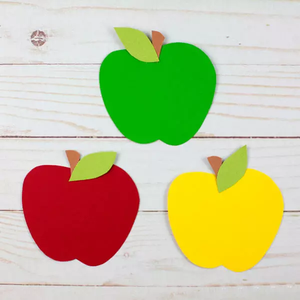 Panier d'exercice pour enfants avec des pommes le faites vous-même 3348_4