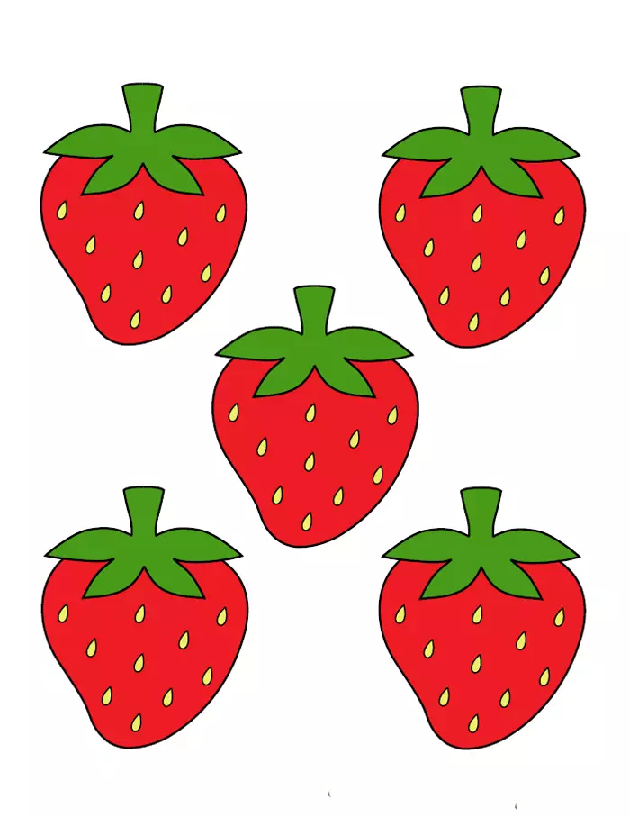 Applique in the senior group on the topic of fruit and berries dish