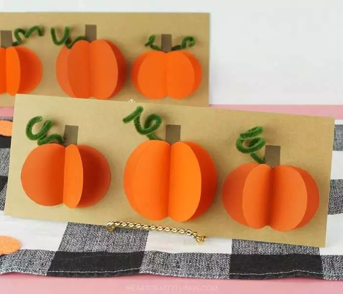 Pumpkin Approque of Paper 3432_3