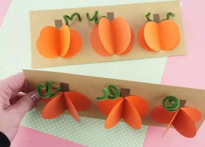 Pumpkin Approque of Paper 3432_8