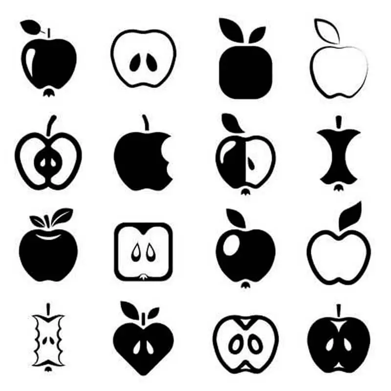 Stencil of Apple ma Pear Stell 3437_5