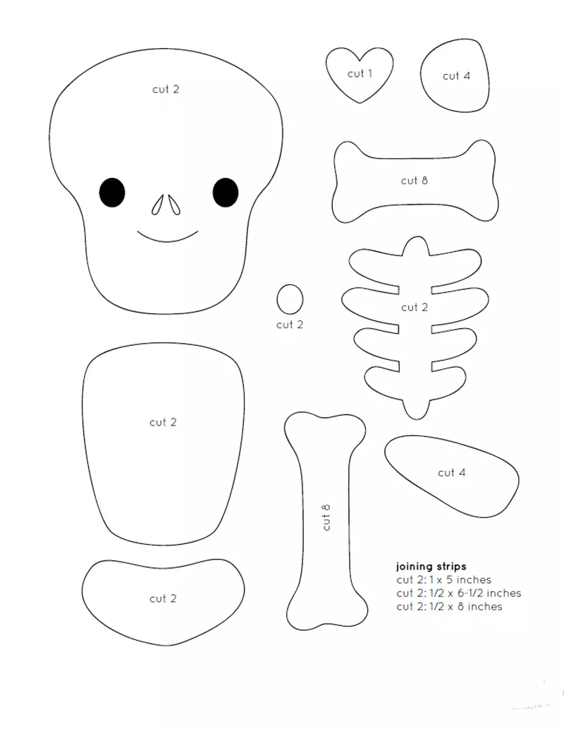 Skeleton of nadama (pattern) 3439_5