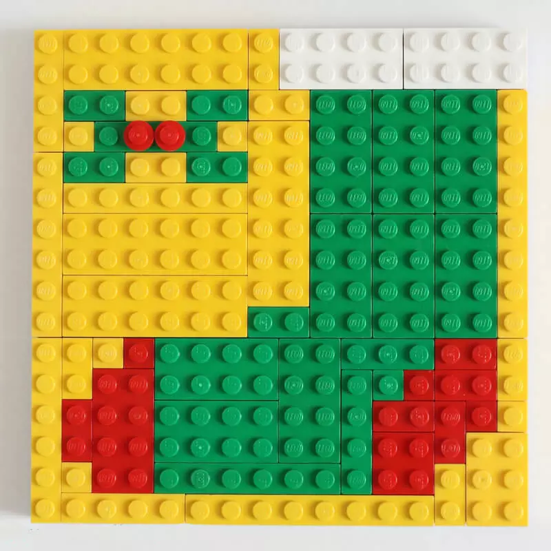 Postkarten von Lego (LEGO) für das neue Jahr mit ihren eigenen Händen 343_9