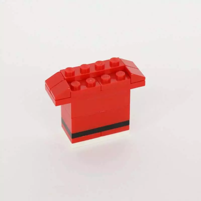 레고 산타 클로스 / 산타 클로스입니다. LEGO 산타 클로스 / 산타 클로스에서 만드는 방법? 356_15