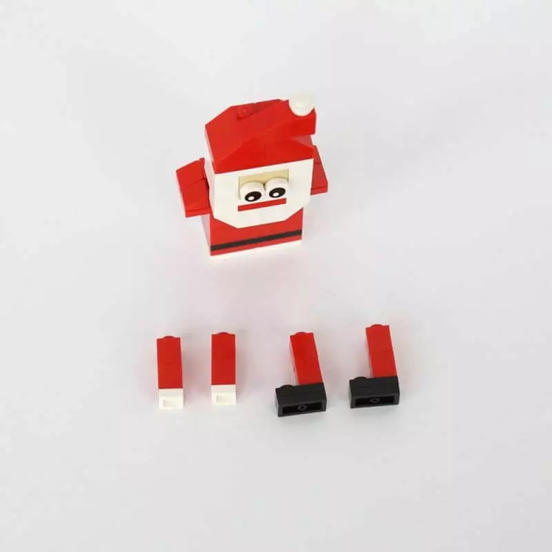 Lego Santa Claus / Santa Claus. Hur man gör från Lego Santa Claus / Santa Claus? 356_17
