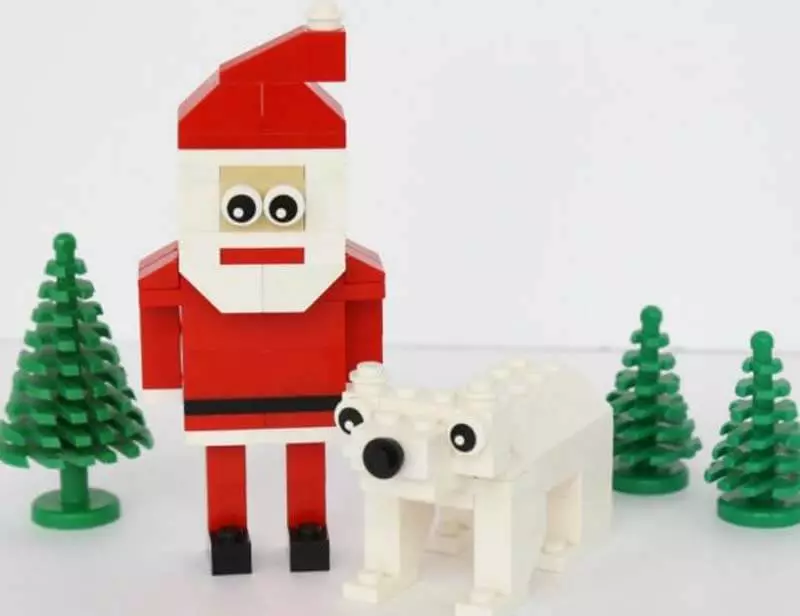 เลโก้ซานตาคลอส / ซานตาคลอส วิธีทำจากเลโก้ซานตาคลอส / ซานตาคลอส? 356_2