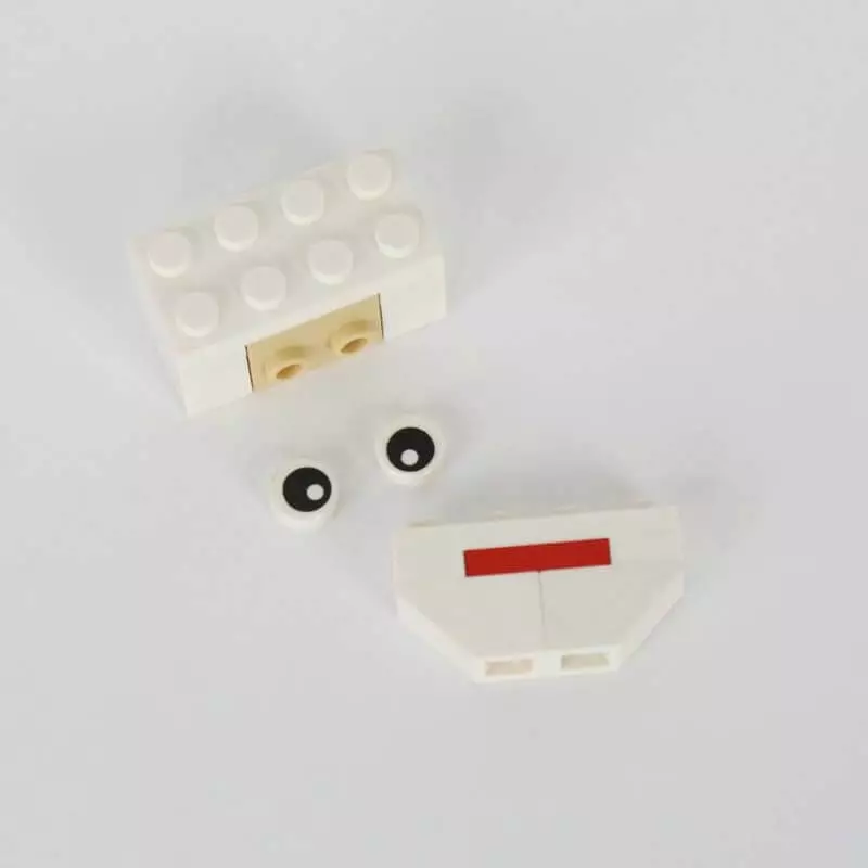 Lego Santa Claus / Santa Claus. Kako napraviti od Lego Santa Clausa / Djeda Mraza? 356_8