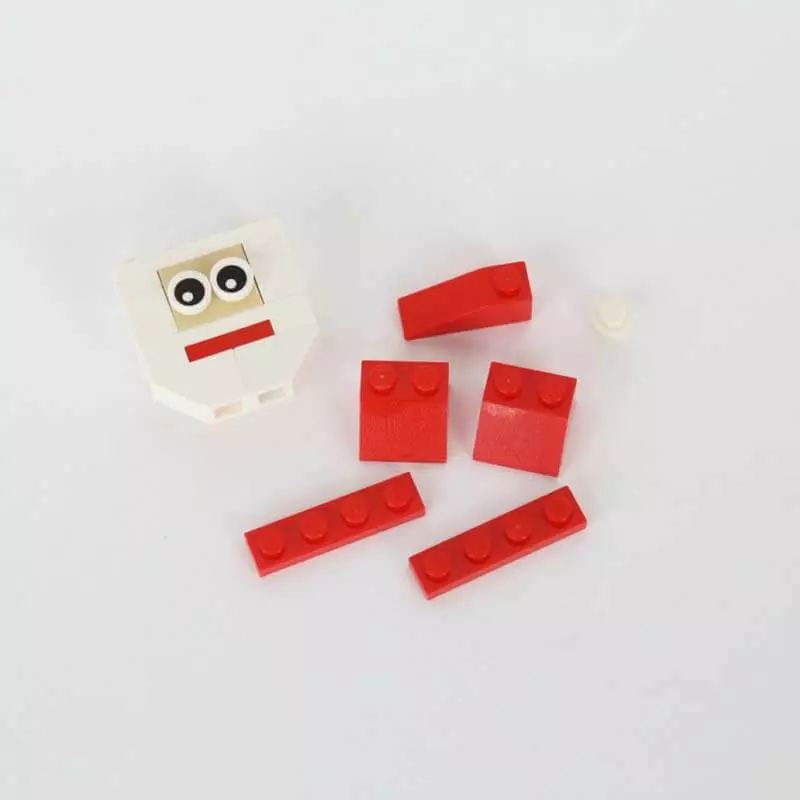 Lego Santa Claus / Santa Claus. Bagaimana untuk membuat dari Lego Santa Claus / Santa Claus? 356_9