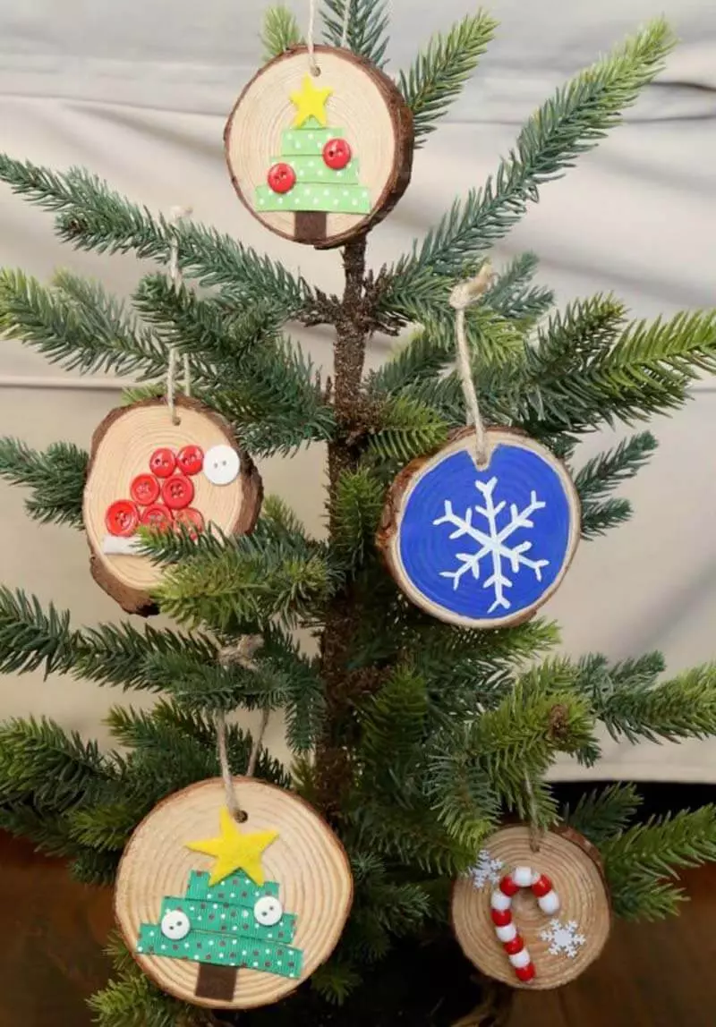 Vánoční stromeček hračky z duchů stromu udělat sami