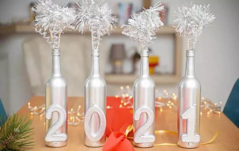 Hvordan dekorere bordet for det nye året 2021? 362_3