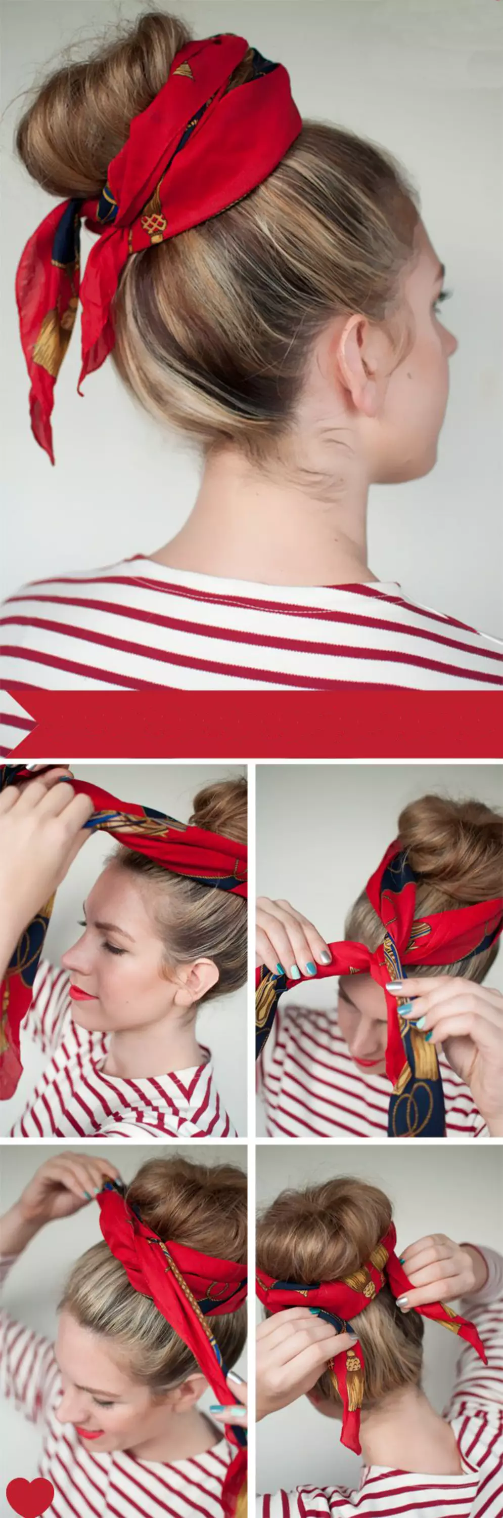 Kako vezati maramicu na glavi? Frizure sa šalom na glavi