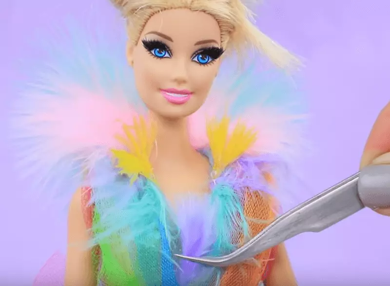 Rainbow Barbie. Princesha Barbie Rainbow Bëni vetë 393_13