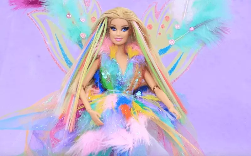 Rainbow Barbie. Princesha Barbie Rainbow Bëni vetë 393_25
