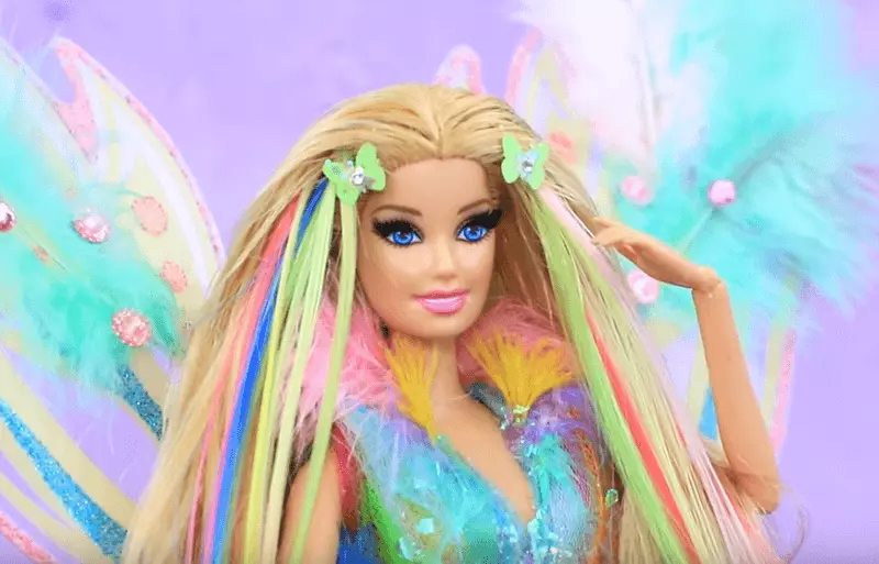 Rainbow Barbie. Princesha Barbie Rainbow Bëni vetë 393_26