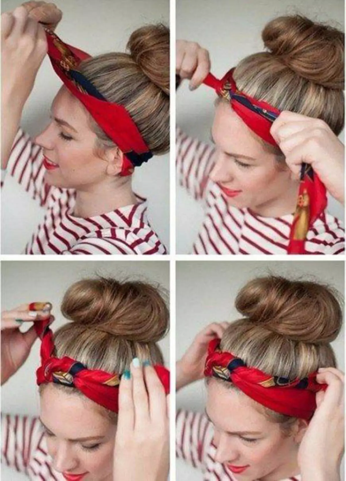 Headscarf. Гар алчуурыг хэрхэн уях вэ?