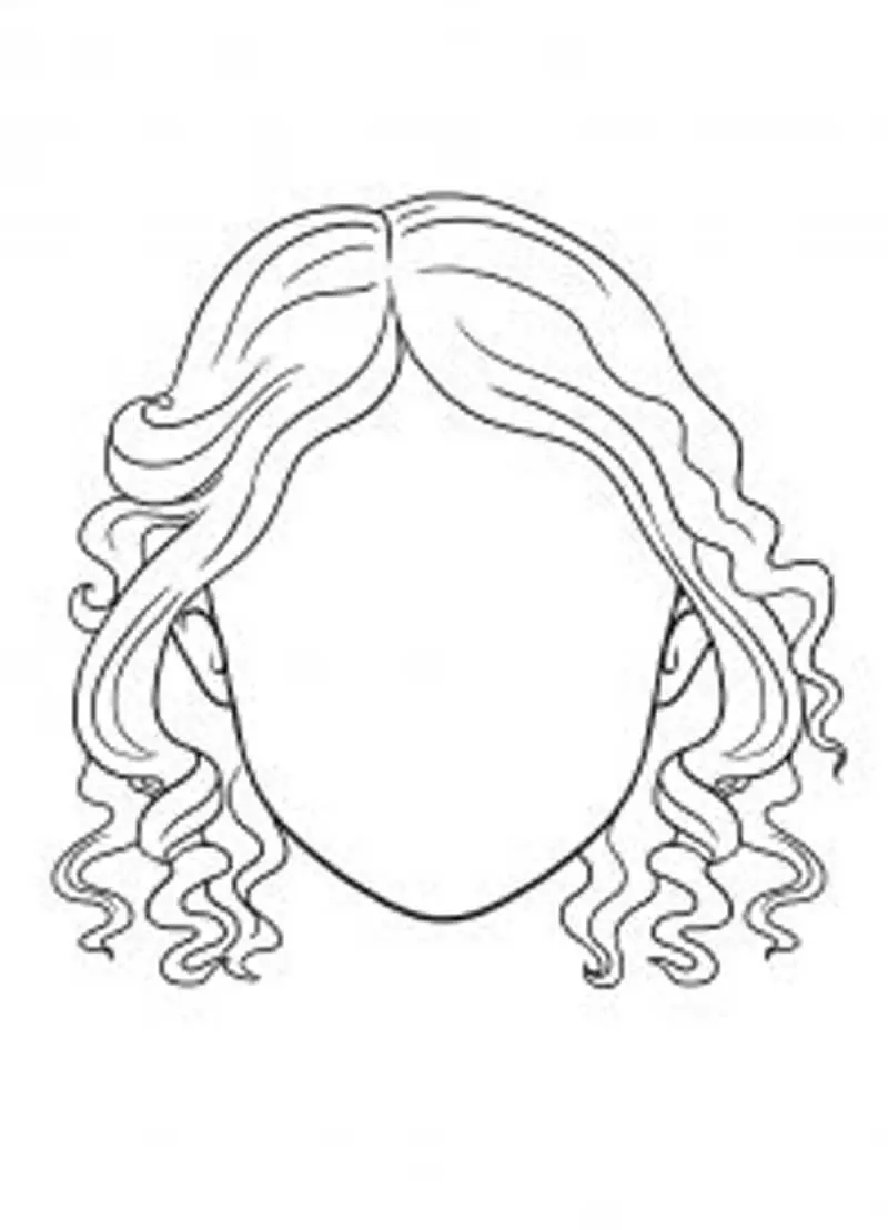 Female face pattern without eyes, lips and nose 486_17