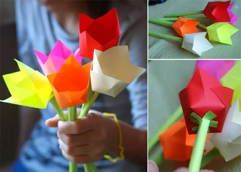 Tulpen machen es selbst: Die 10 einfachsten und schönsten Optionen (Meisterkurse) 496_3