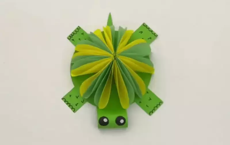 Χελώνα χαρτιού. Πώς να φτιάξετε ένα χαρτί χελώνας με τα χέρια σας; 505_2