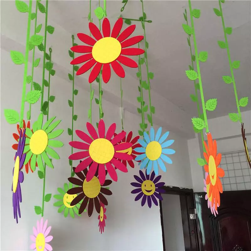 Hvordan laver man en blomsterkrans til design af en gruppe i børnehave? 510_3