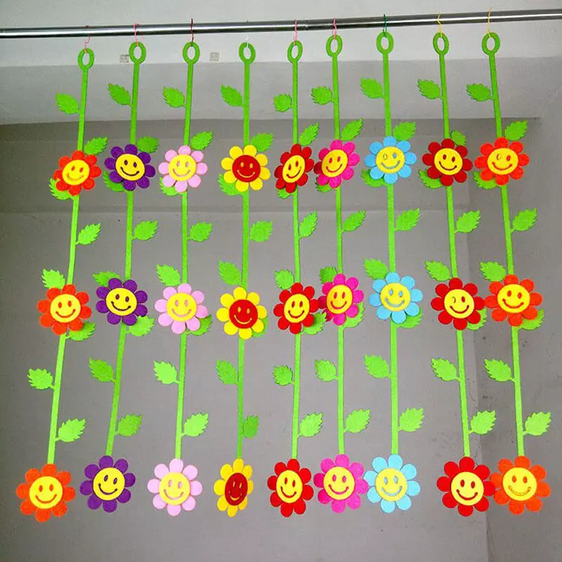 Hvordan laver man en blomsterkrans til design af en gruppe i børnehave? 510_4